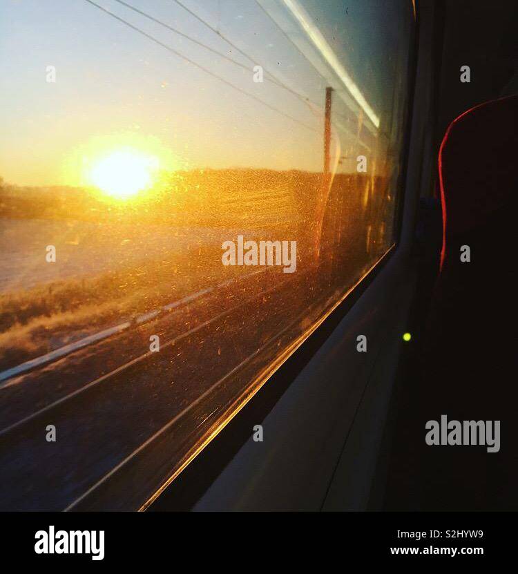 Train view hi-res stock photography and images - Alamy