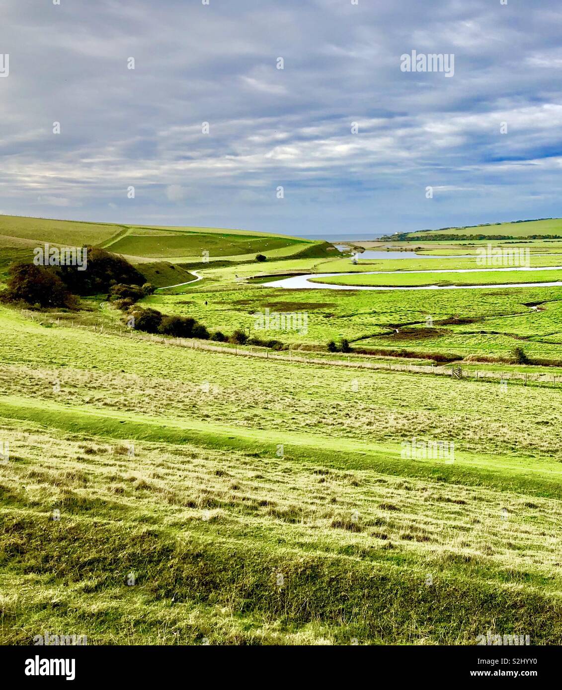 Cuckmere Valley, East Sussex, England, United Kingdom Stock Photo - Alamy