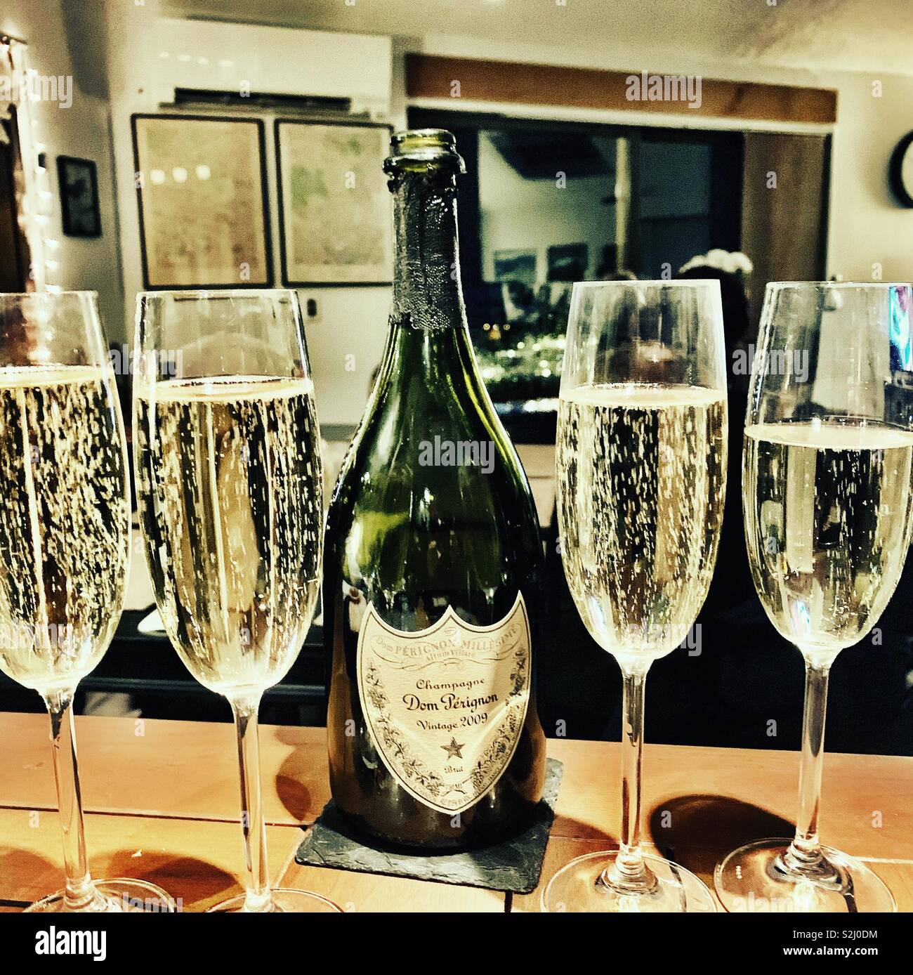 Vintage Champagne Toast