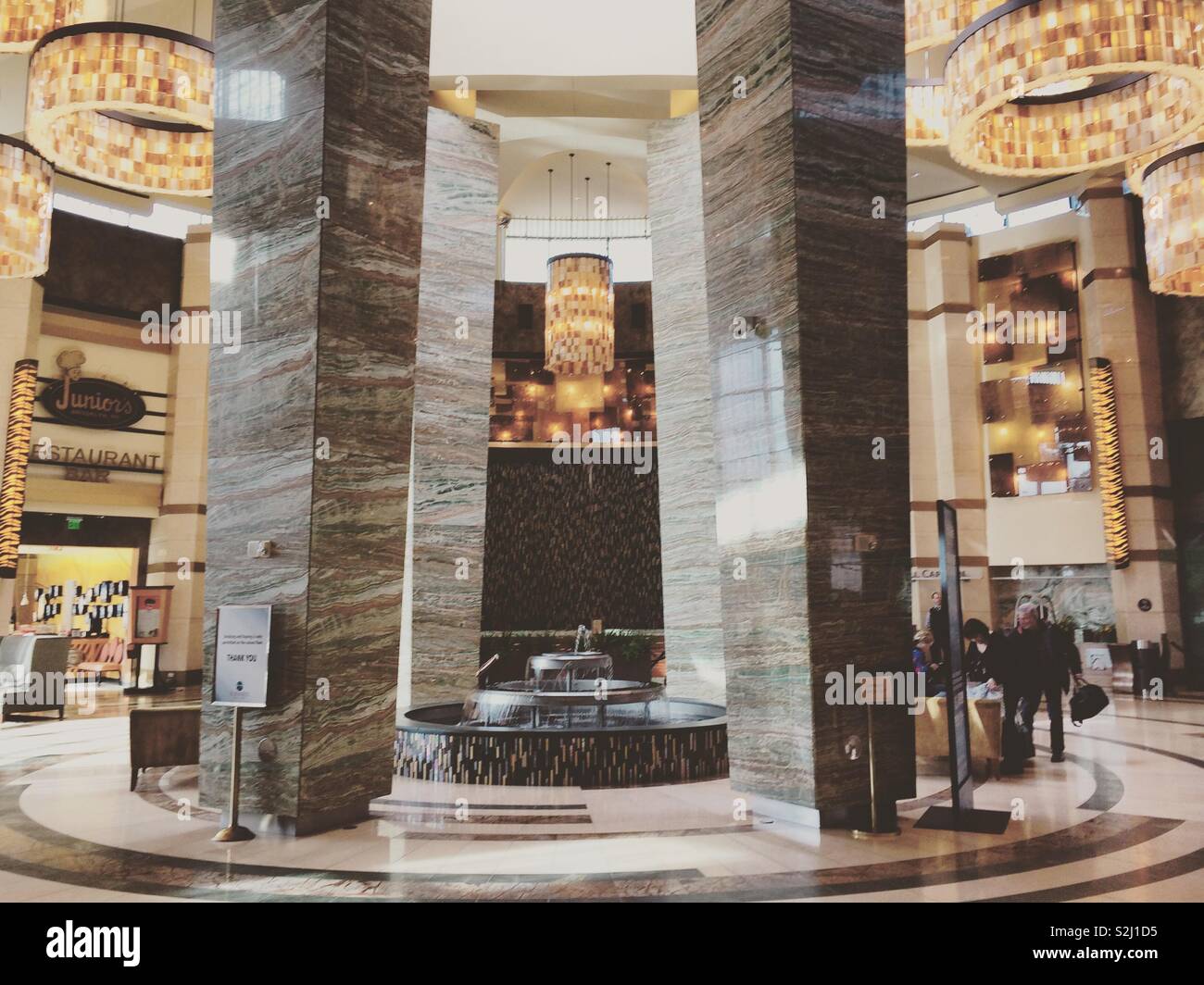 Lobby, Fox Tower, Foxwoods Resort Casino, Mashantucket, Connecticut ...