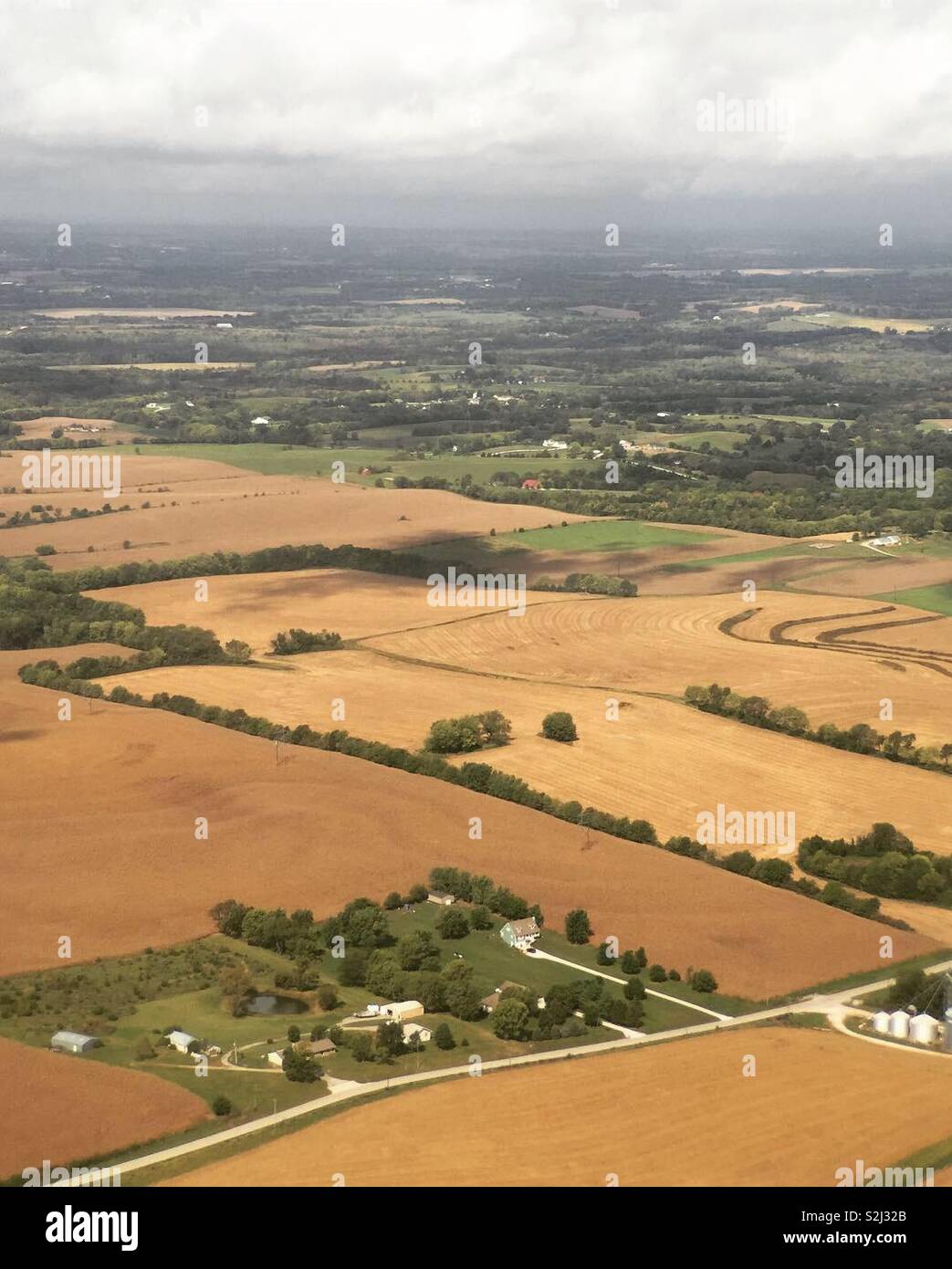 Aerial farmland midwest hi-res stock photography and images - Alamy