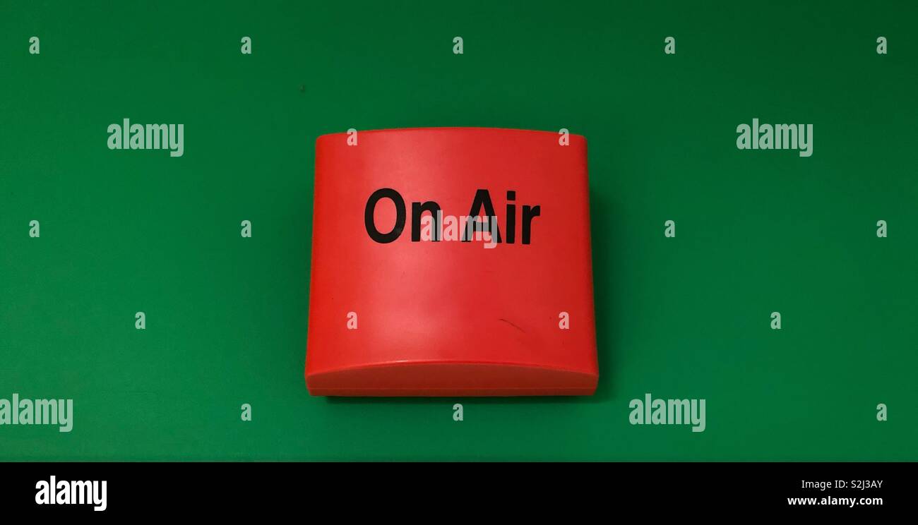 On air sign hi-res stock photography and images - Alamy