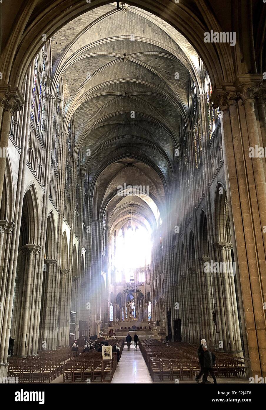 Light in a cathedral Stock Photo - Alamy