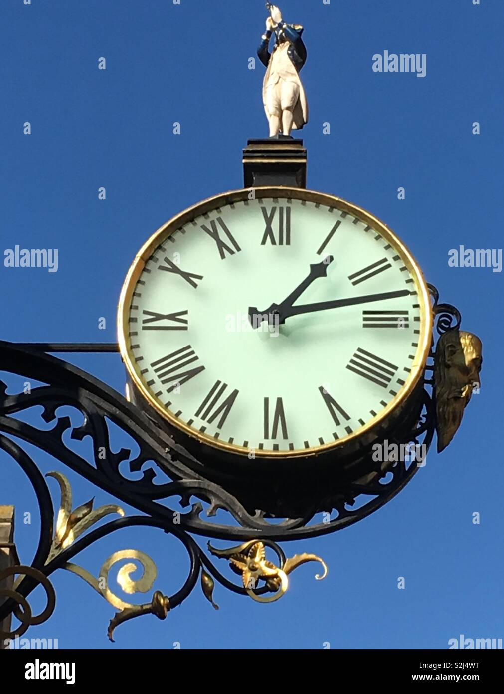 Historic street clock, York, UK Stock Photo - Alamy