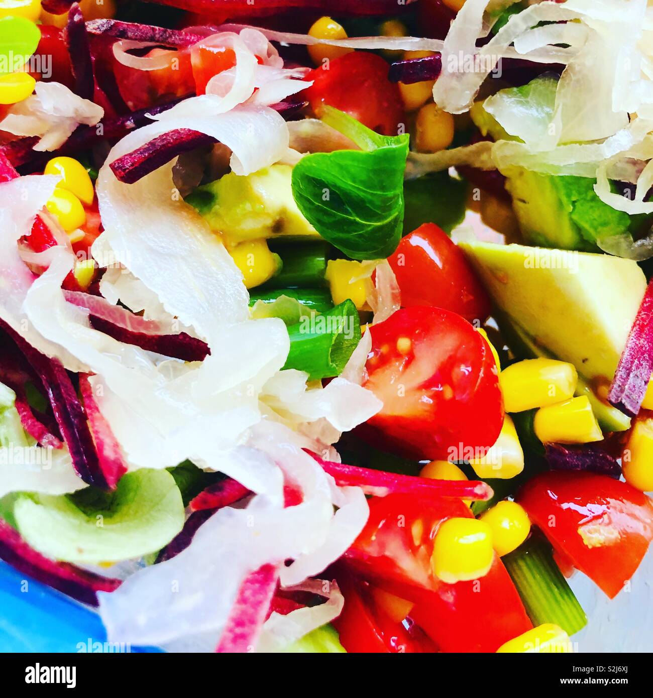 Colourful salad hi-res stock photography and images - Alamy