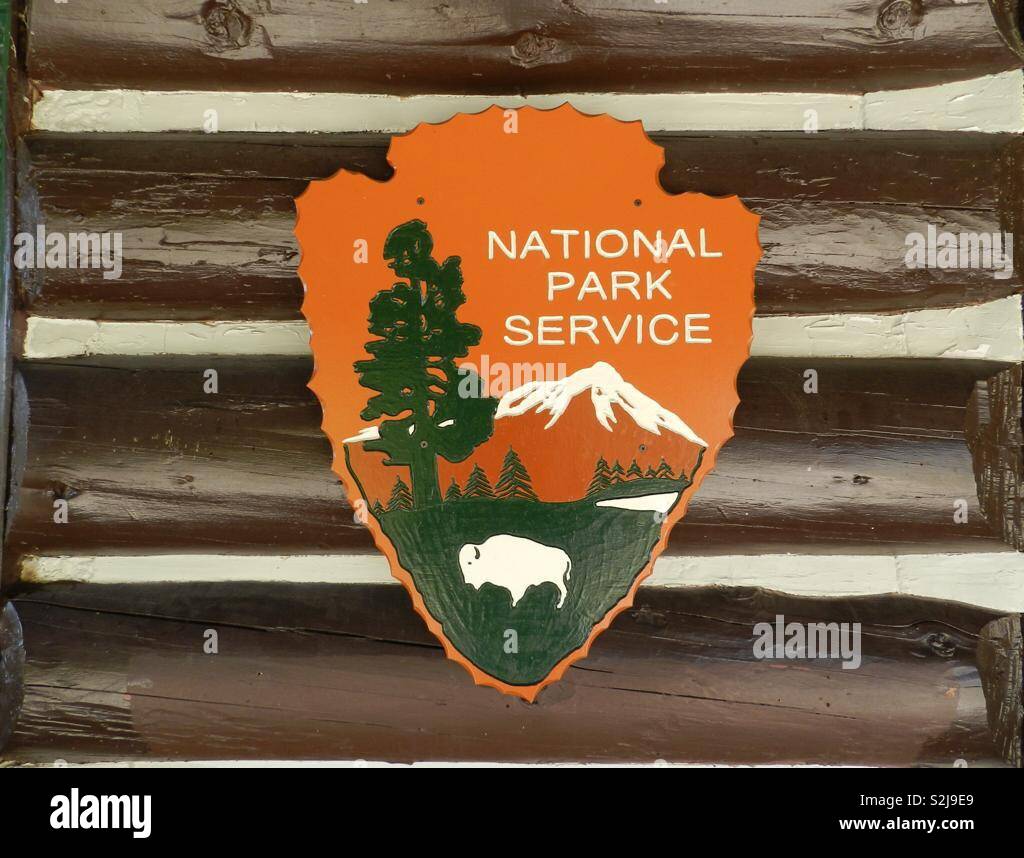 National park service badge hi-res stock photography and images - Alamy