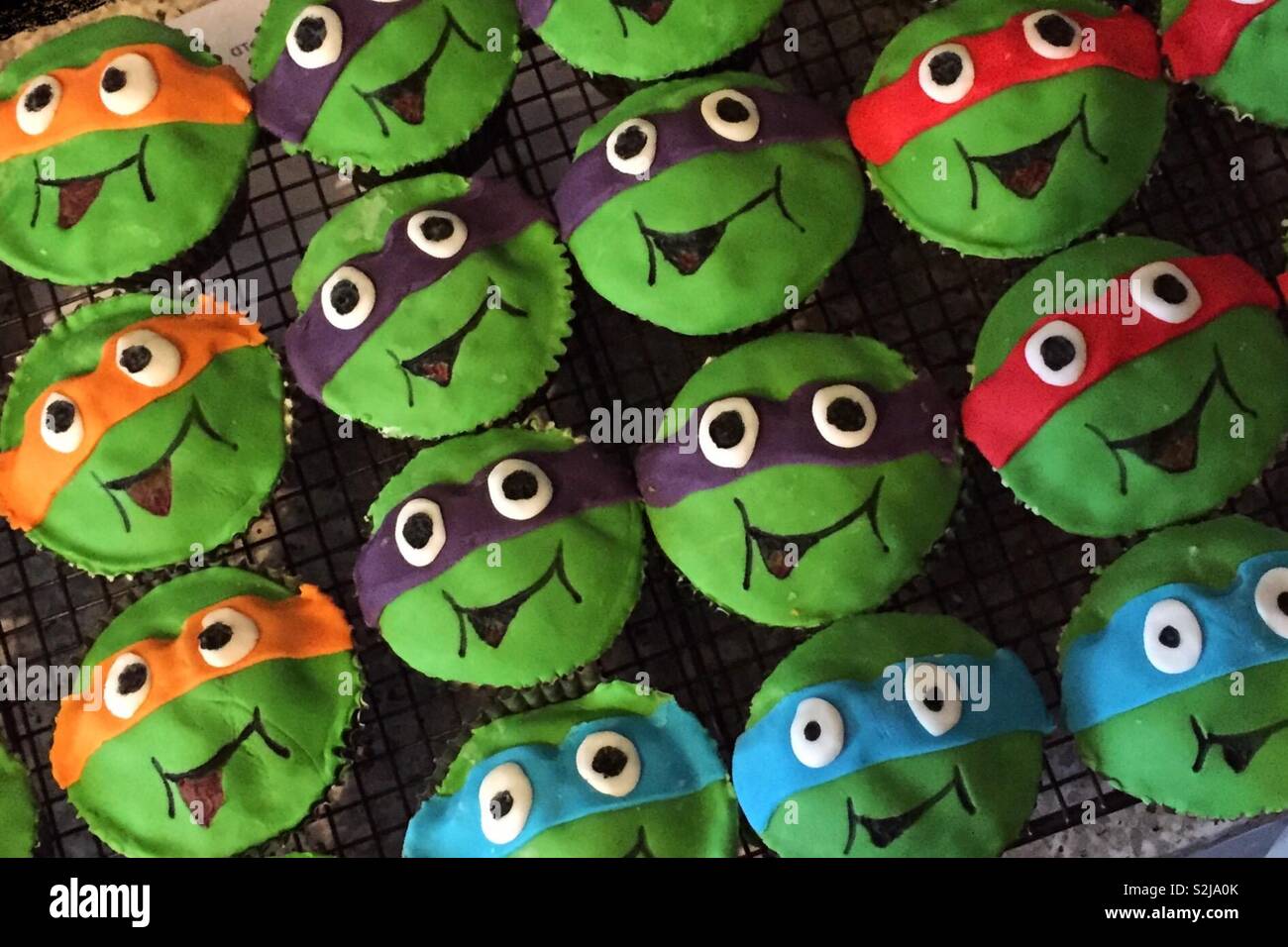 Ninja Turtle Cupcake Ideas