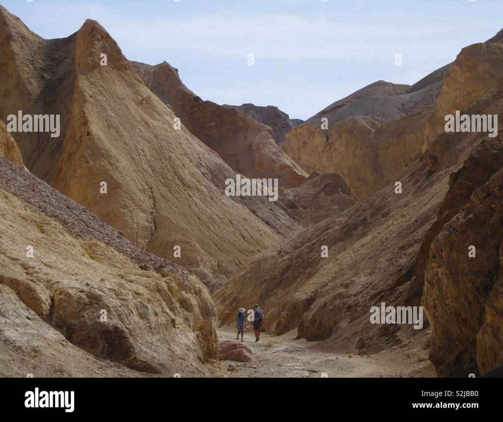 Hiking Death Valley Stock Photo - Alamy