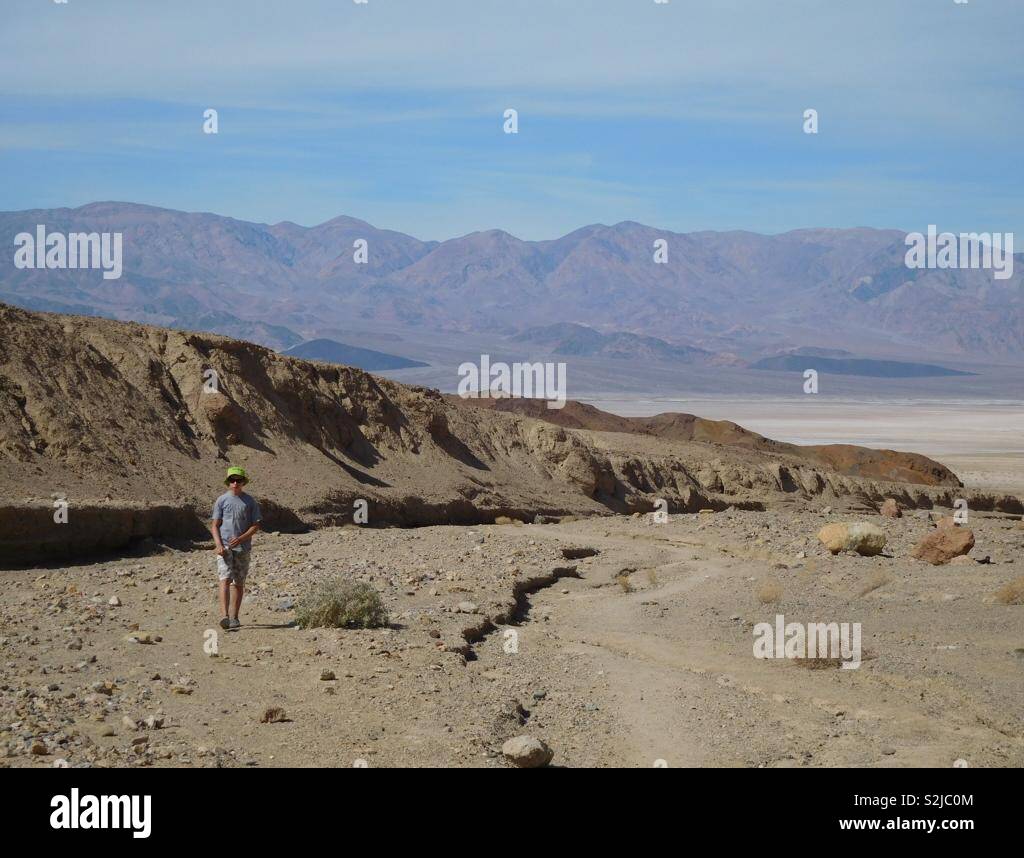 Hiking Death Valley Stock Photo - Alamy