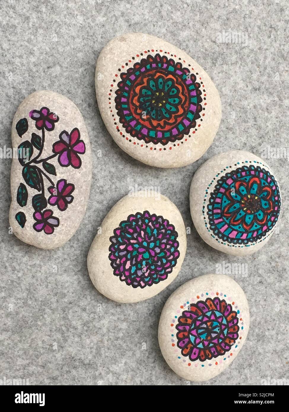 Painted pebble hi-res stock photography and images - Alamy