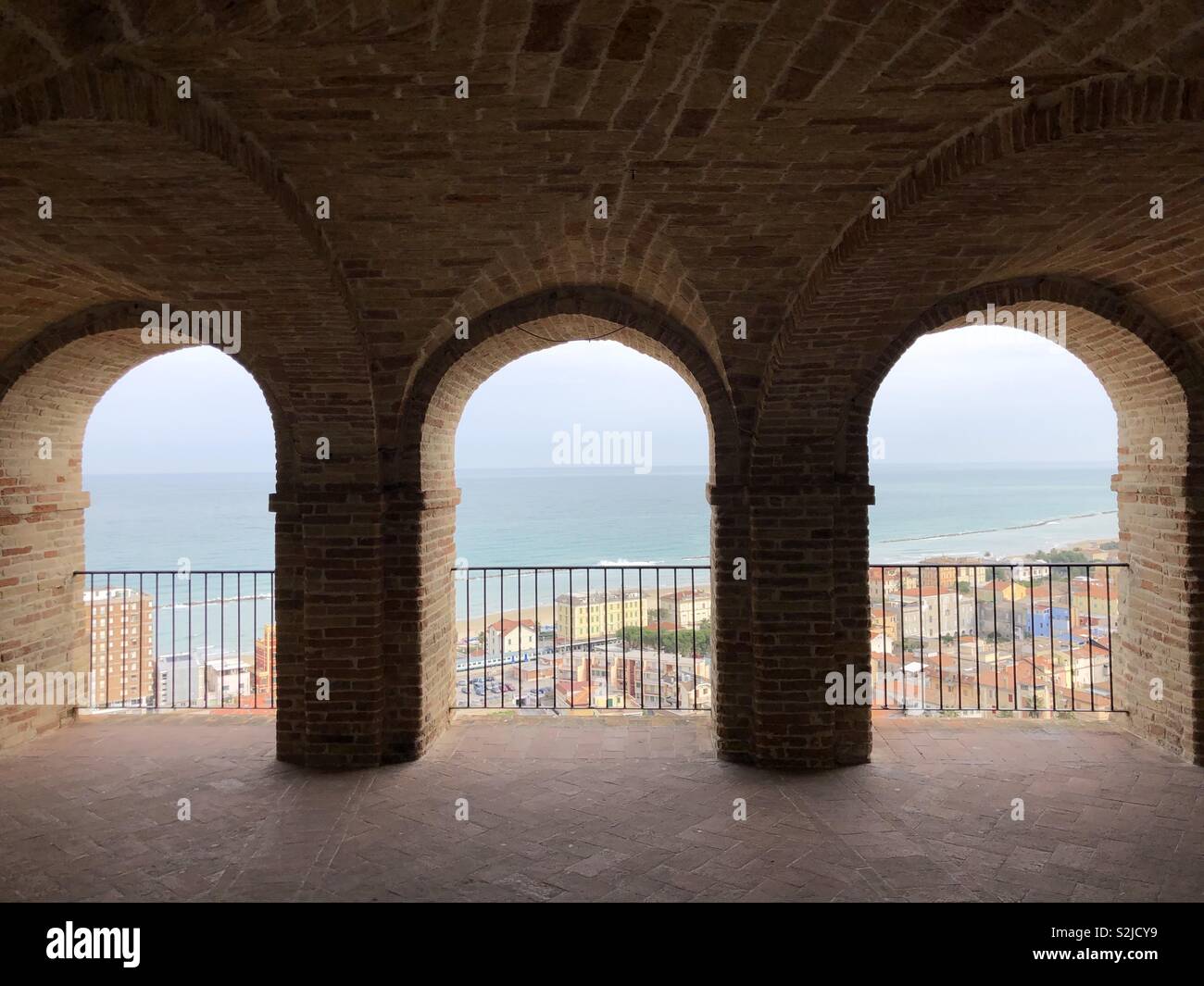 Three arches and landscape Stock Photo - Alamy