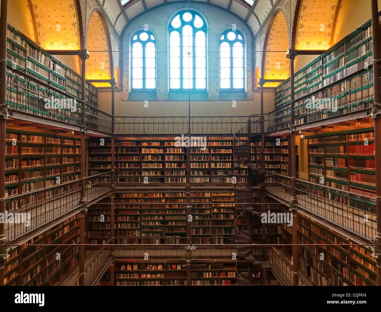 The library of the Rijksmuseum Stock Photo - Alamy