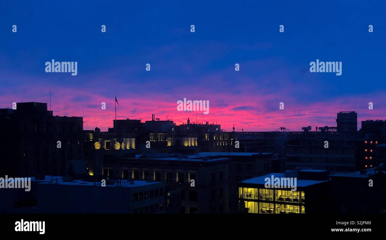 Pink dawn hi-res stock photography and images - Alamy