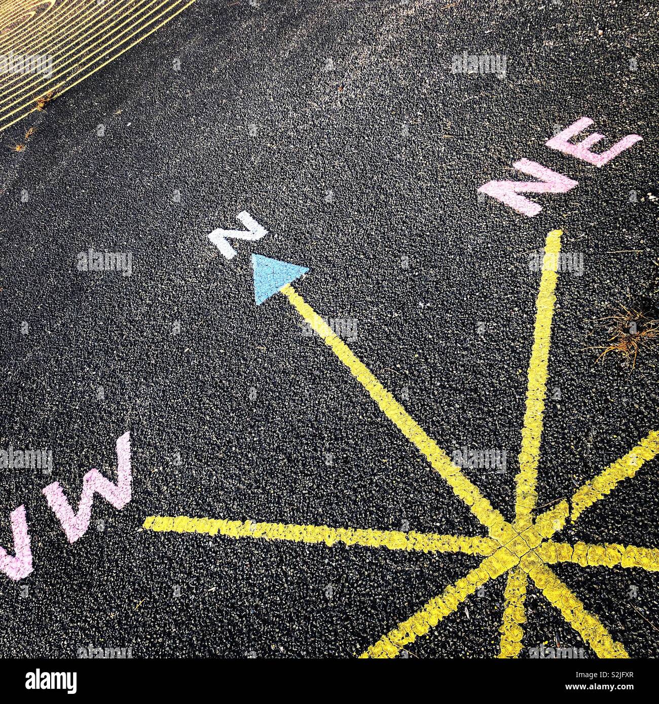 Playground markings hi-res stock photography and images - Alamy