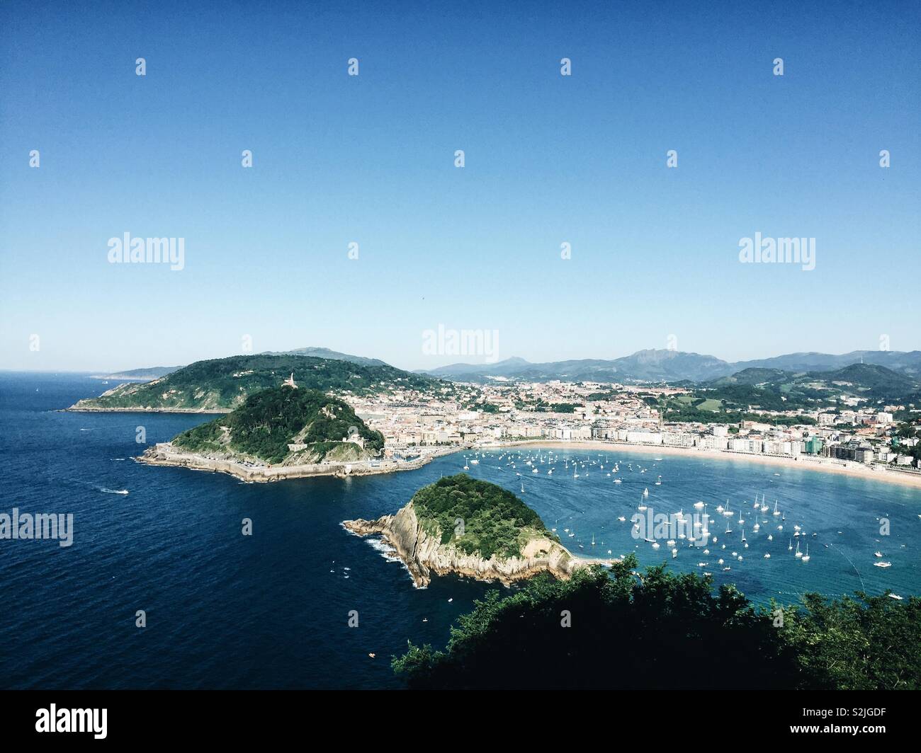 Concha beach in san sebastian hi-res stock photography and images - Alamy