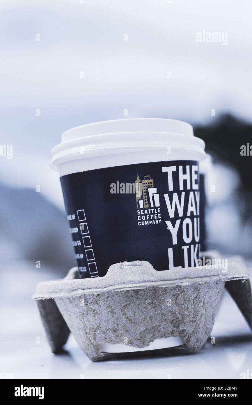 Seattle Coffee Company Stock Photo - Alamy