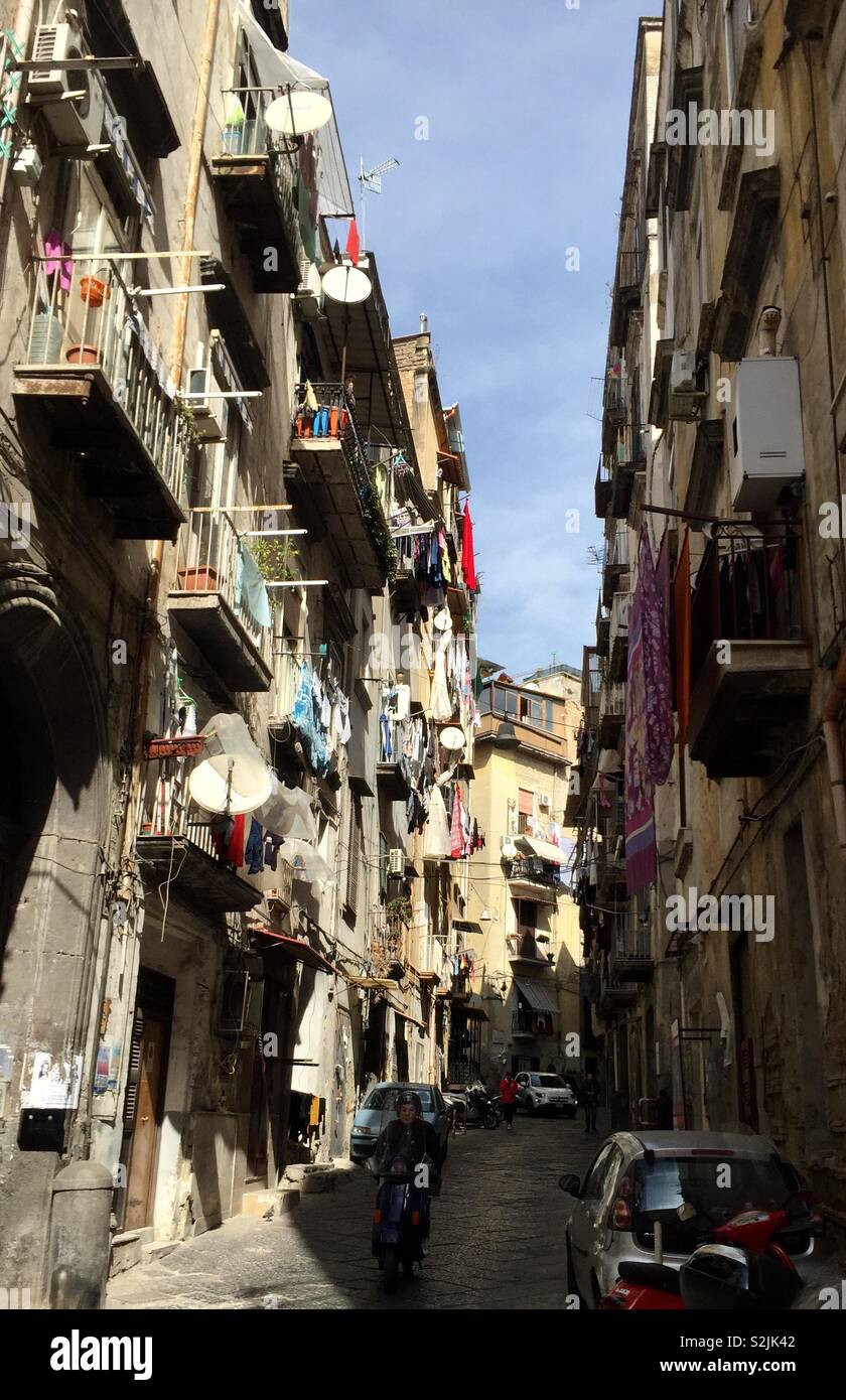 Naples street scene italy hi-res stock photography and images - Alamy