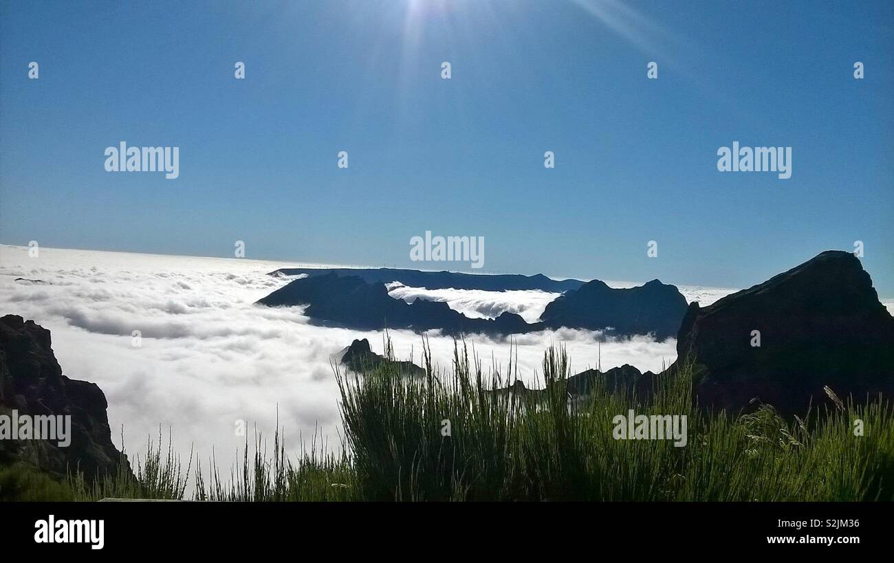 Above the clouds Madeira Stock Photo - Alamy