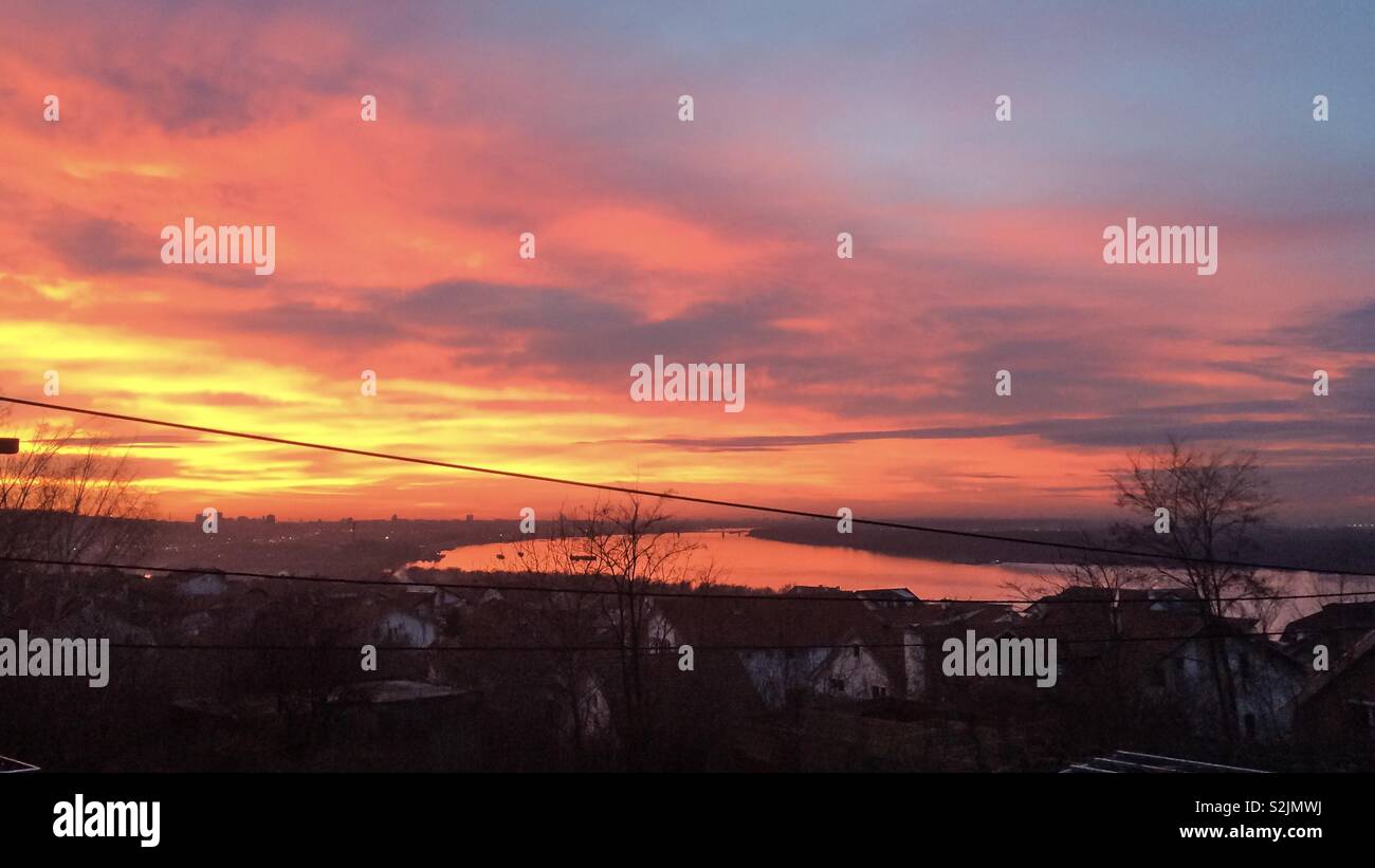 Burning sky hi-res stock photography and images - Alamy