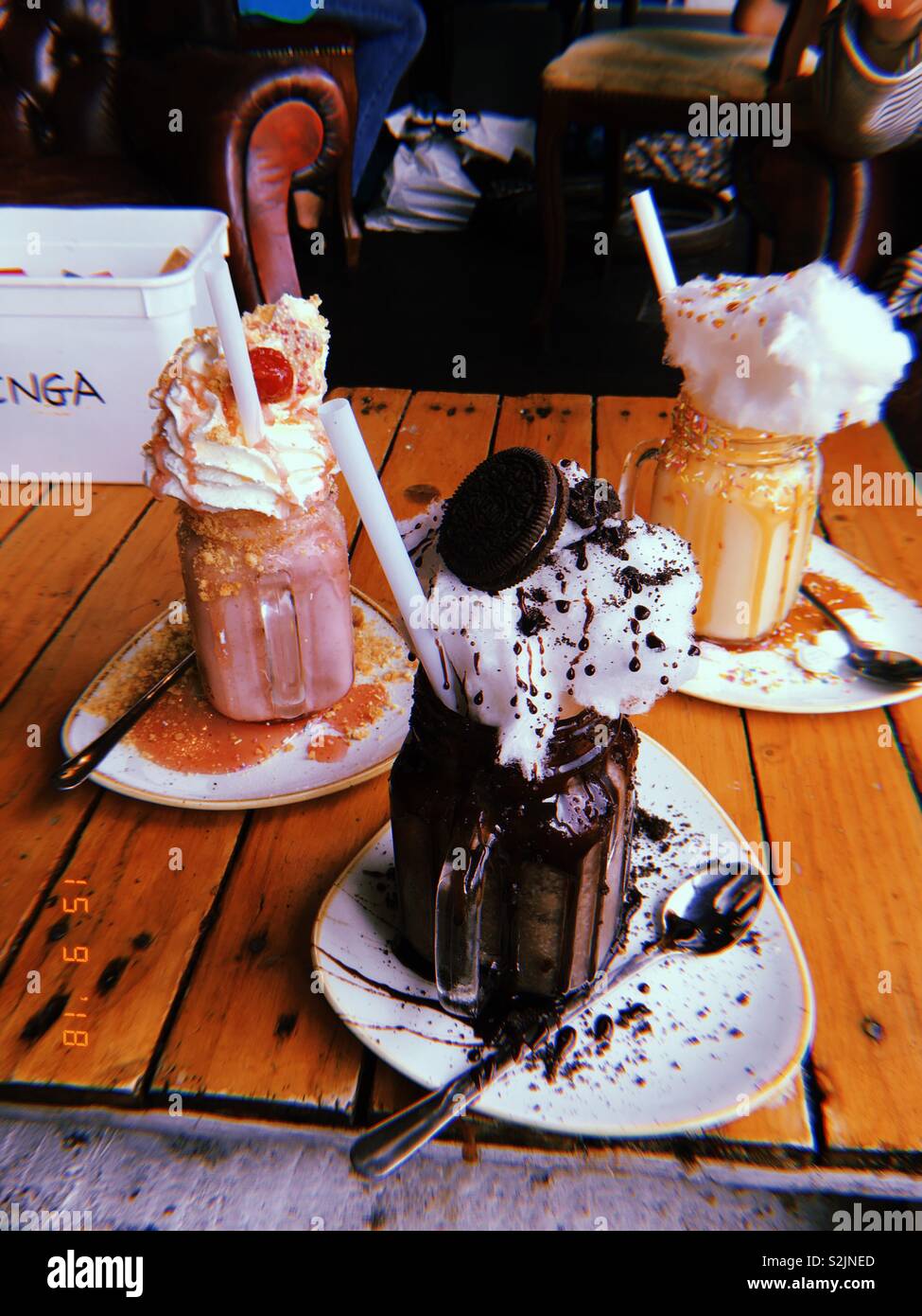 Milkshakes hi-res stock photography and images - Alamy