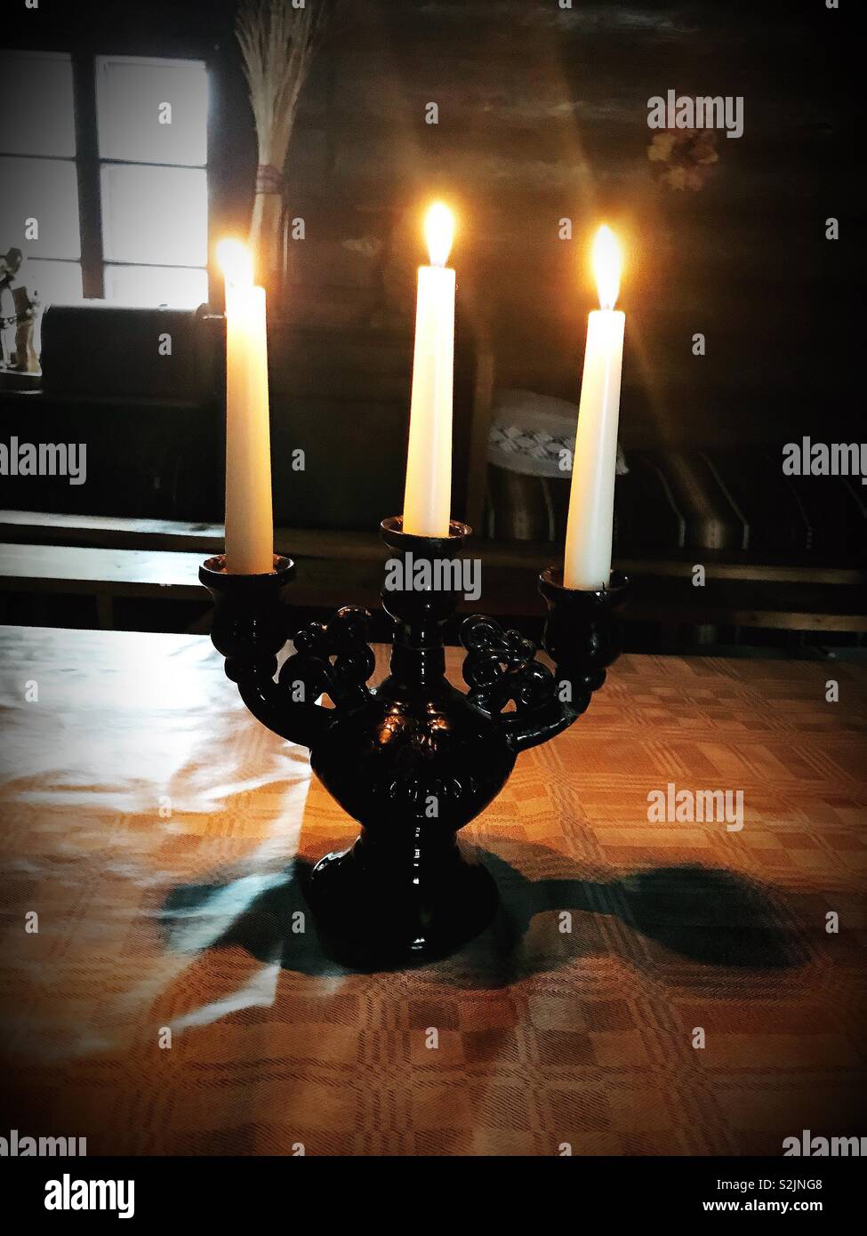 Ancient candle light hi-res stock photography and images - Alamy