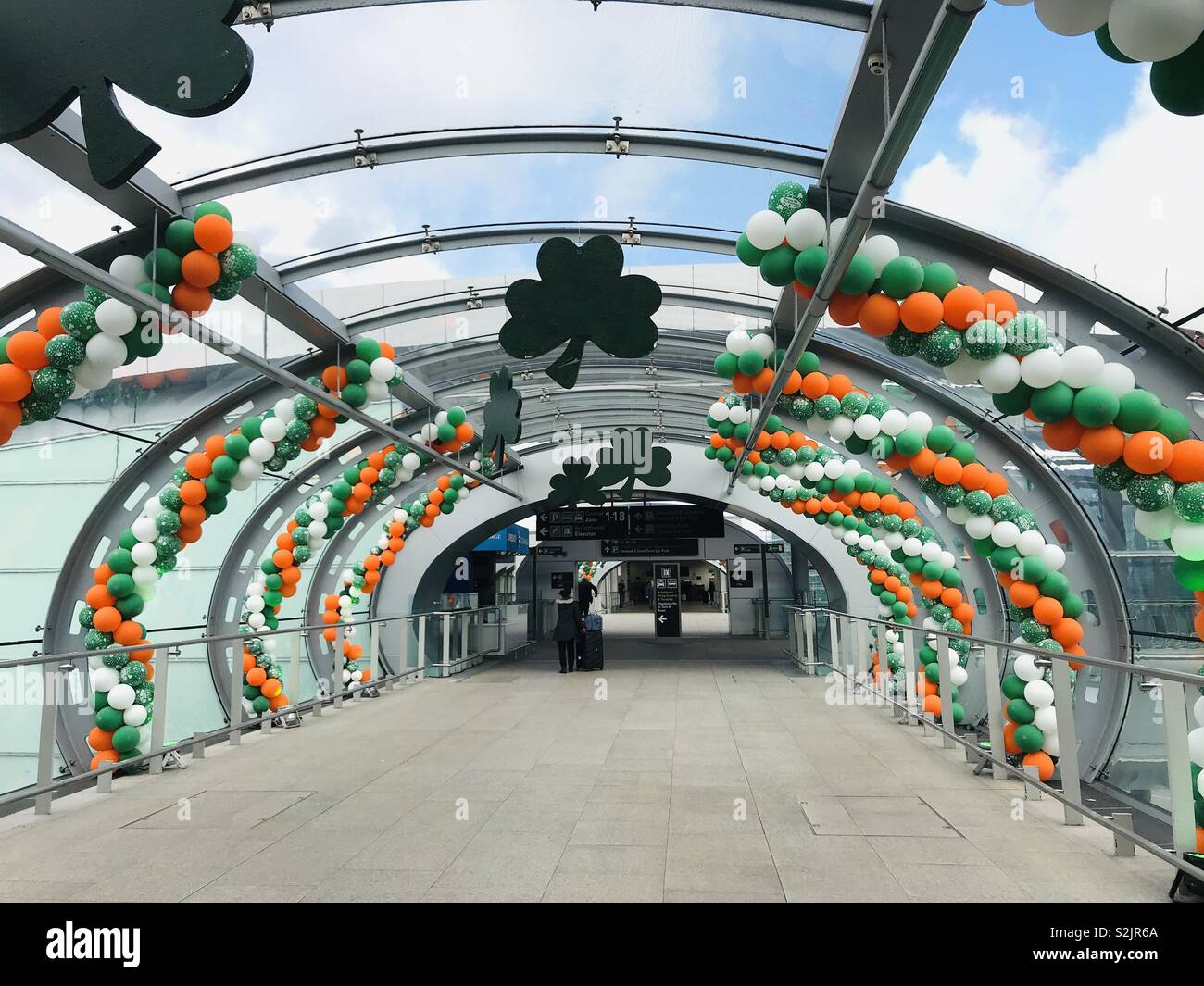 Dublin, Ireland - March 17, 2019: On St Patrick’s Day, Dublin Airport ...