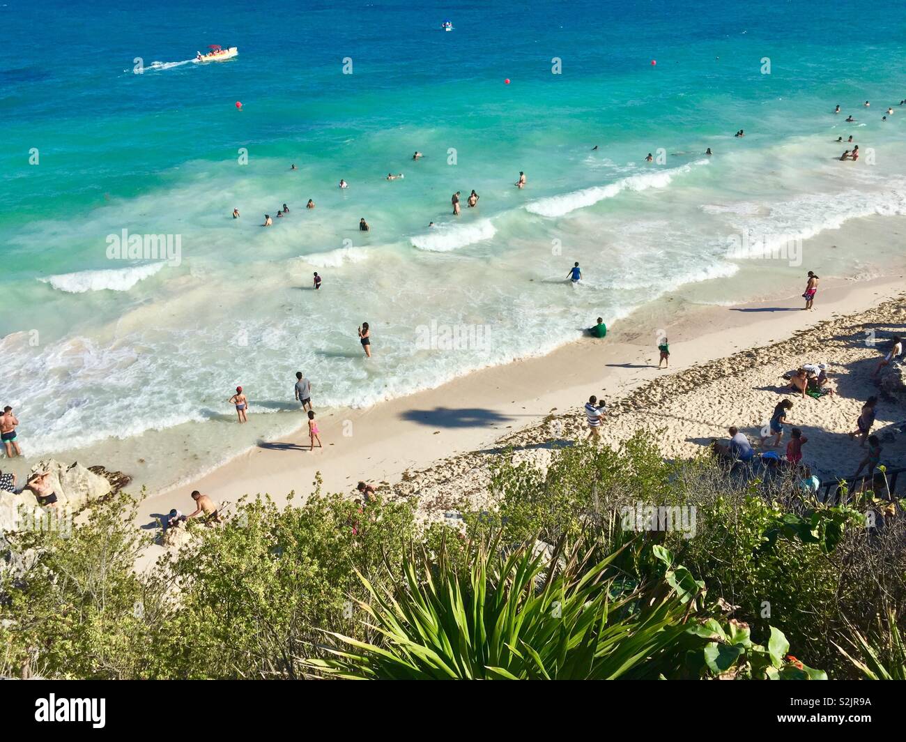 Tulum mexico beach people hi-res stock photography and images - Alamy