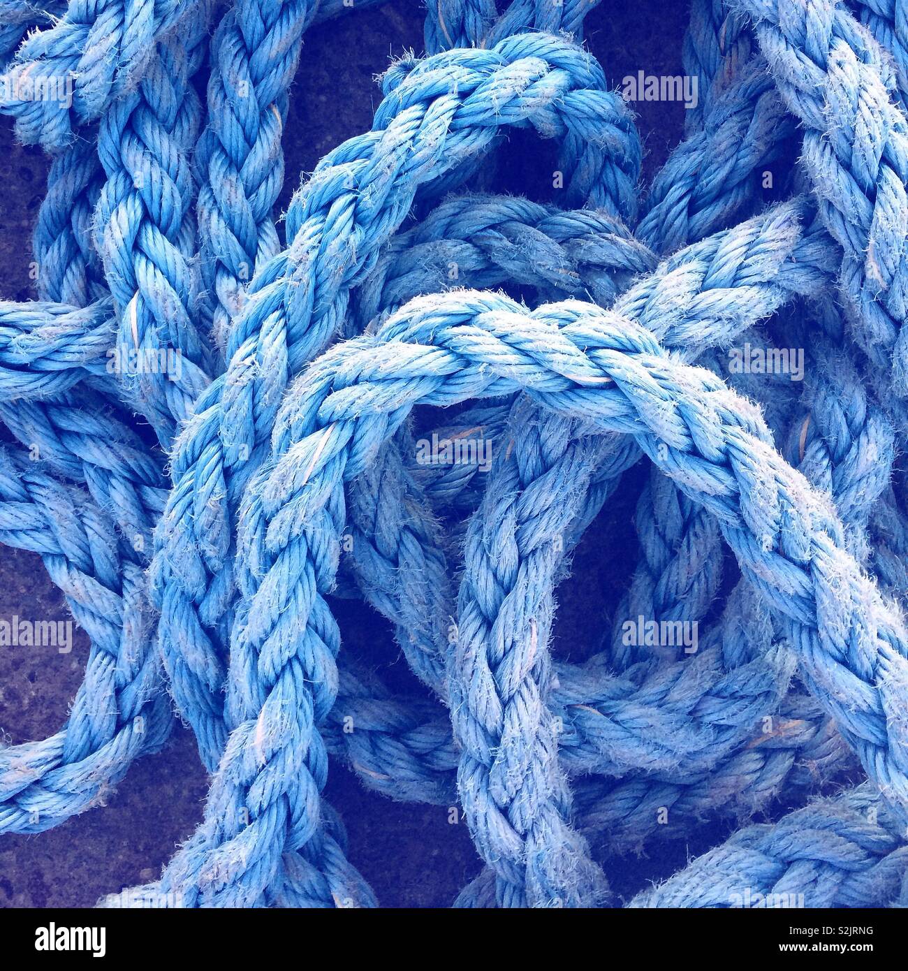 Blue rope hi-res stock photography and images - Alamy