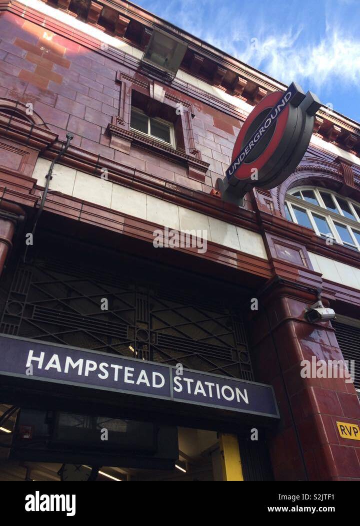 London underground hampstead station london hi-res stock photography ...