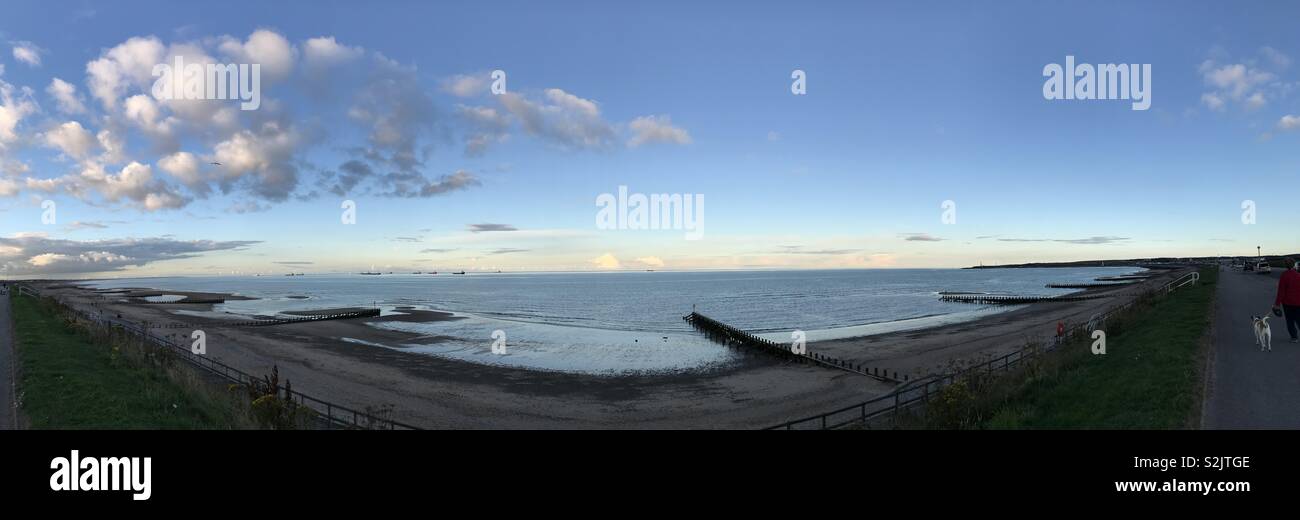 Aberdeen beach front. Panoramic picture Stock Photo - Alamy