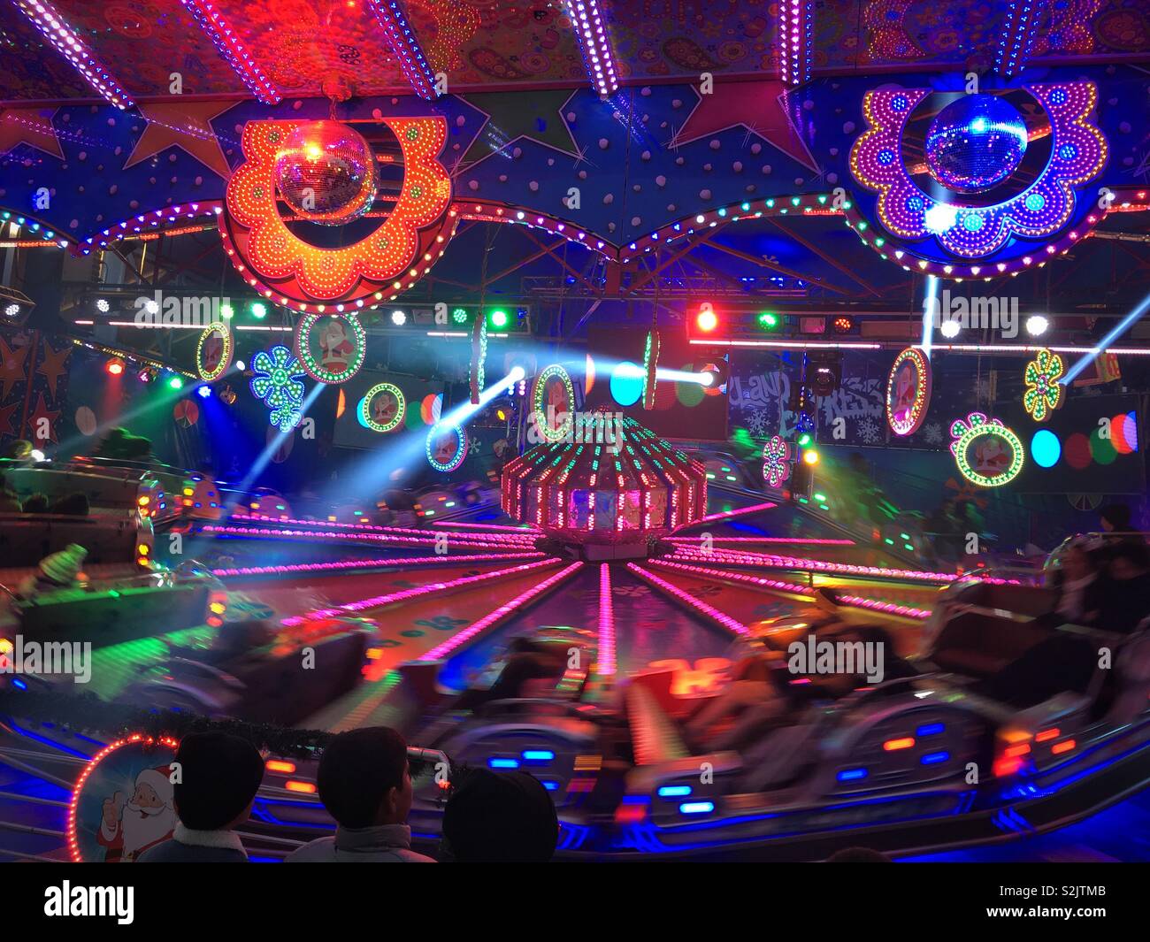 Multicoloured neon lights hi-res stock photography and images - Alamy
