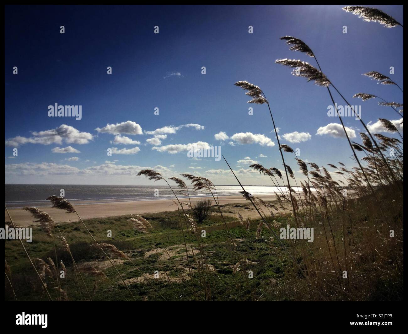 The south beach at Bridlington, East Yorkshire, England Stock Photo - Alamy
