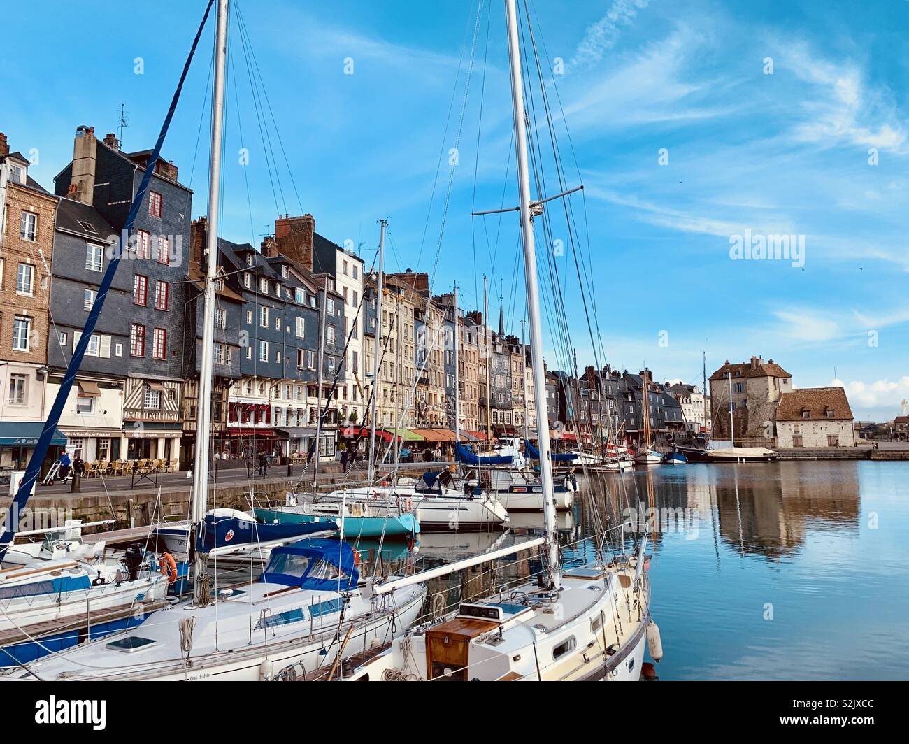 Honfleur marina hi-res stock photography and images - Alamy