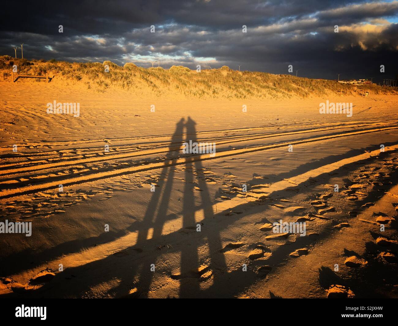 Couple Shadows Beach High Resolution Stock Photography and Images - Alamy