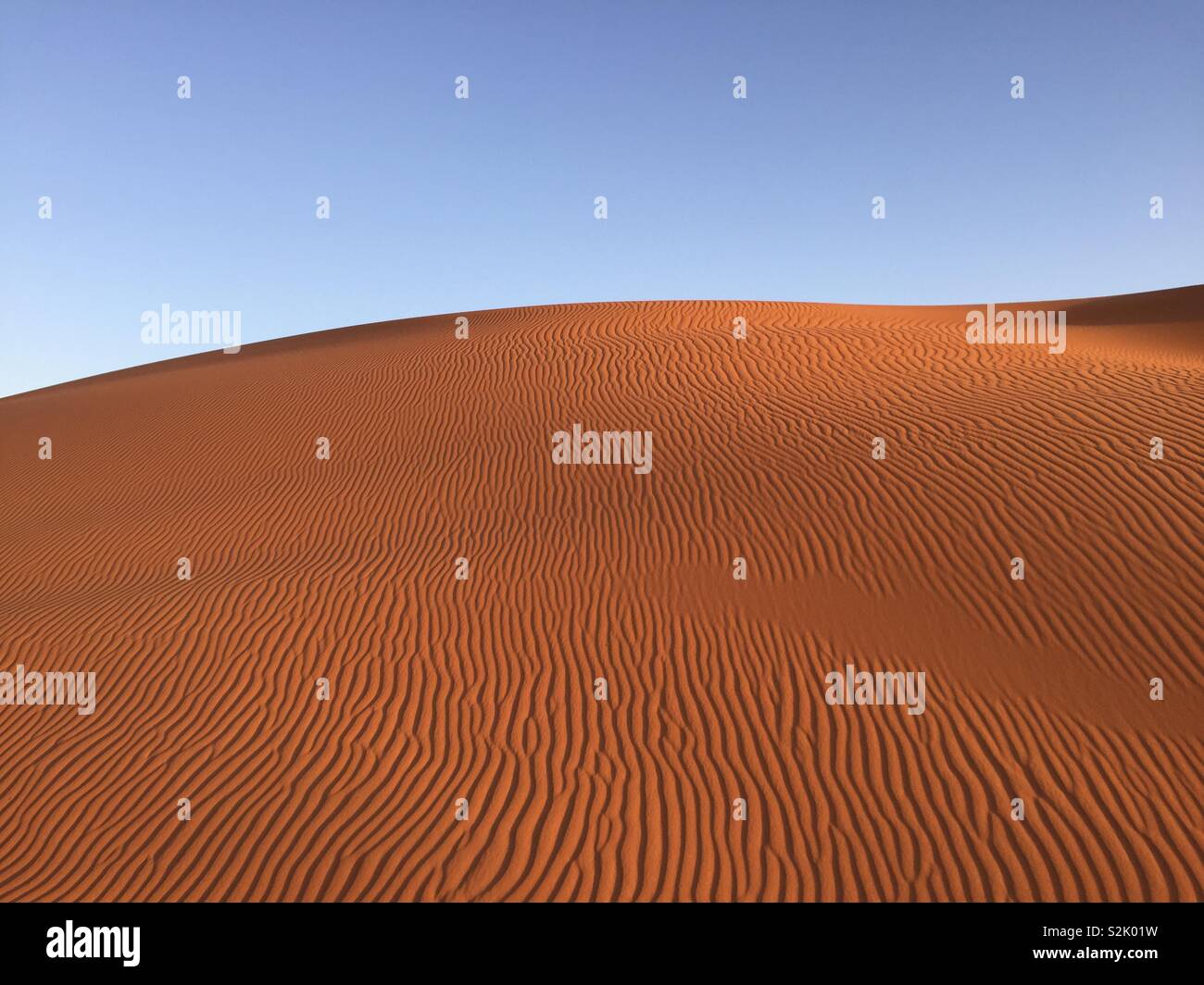 Ripples in sand dune, Sahara desert, erg chebbi, Morocco, africa Stock ...