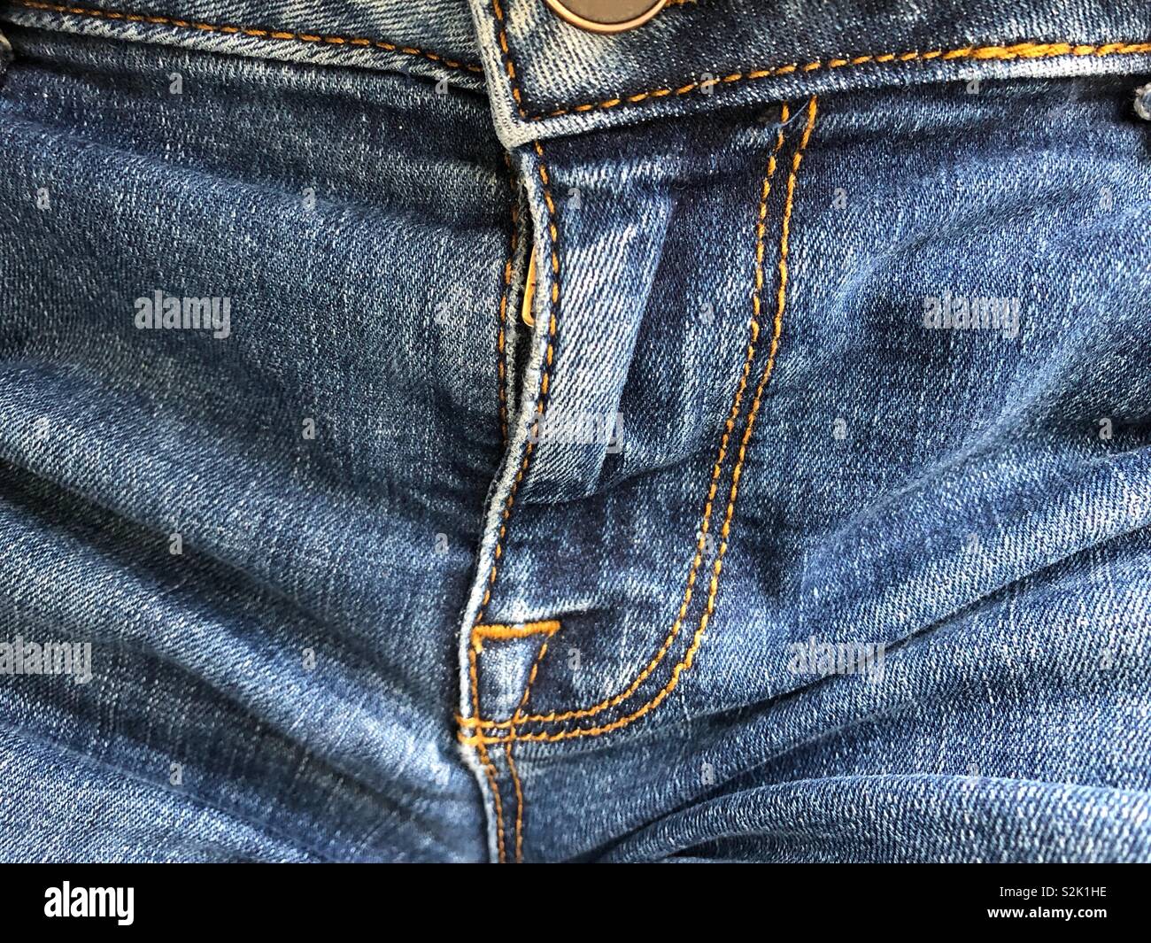 Front of jeans Stock Photo - Alamy