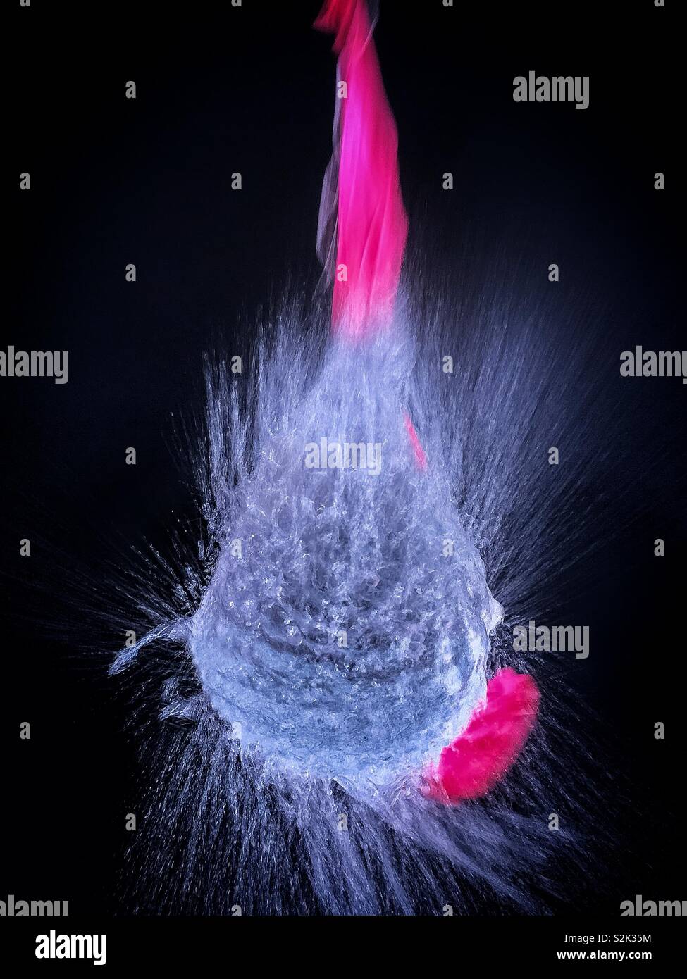 Water balloon bursting Stock Photo - Alamy