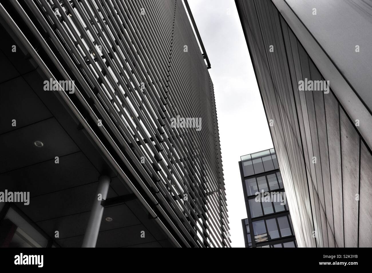 Abstract View of modern buildings skyline Stock Photo - Alamy