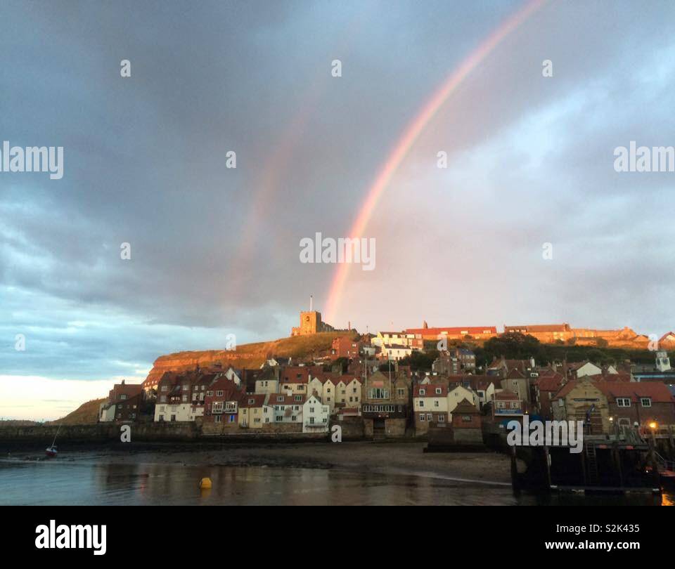 Whitby rainbow hi-res stock photography and images - Alamy