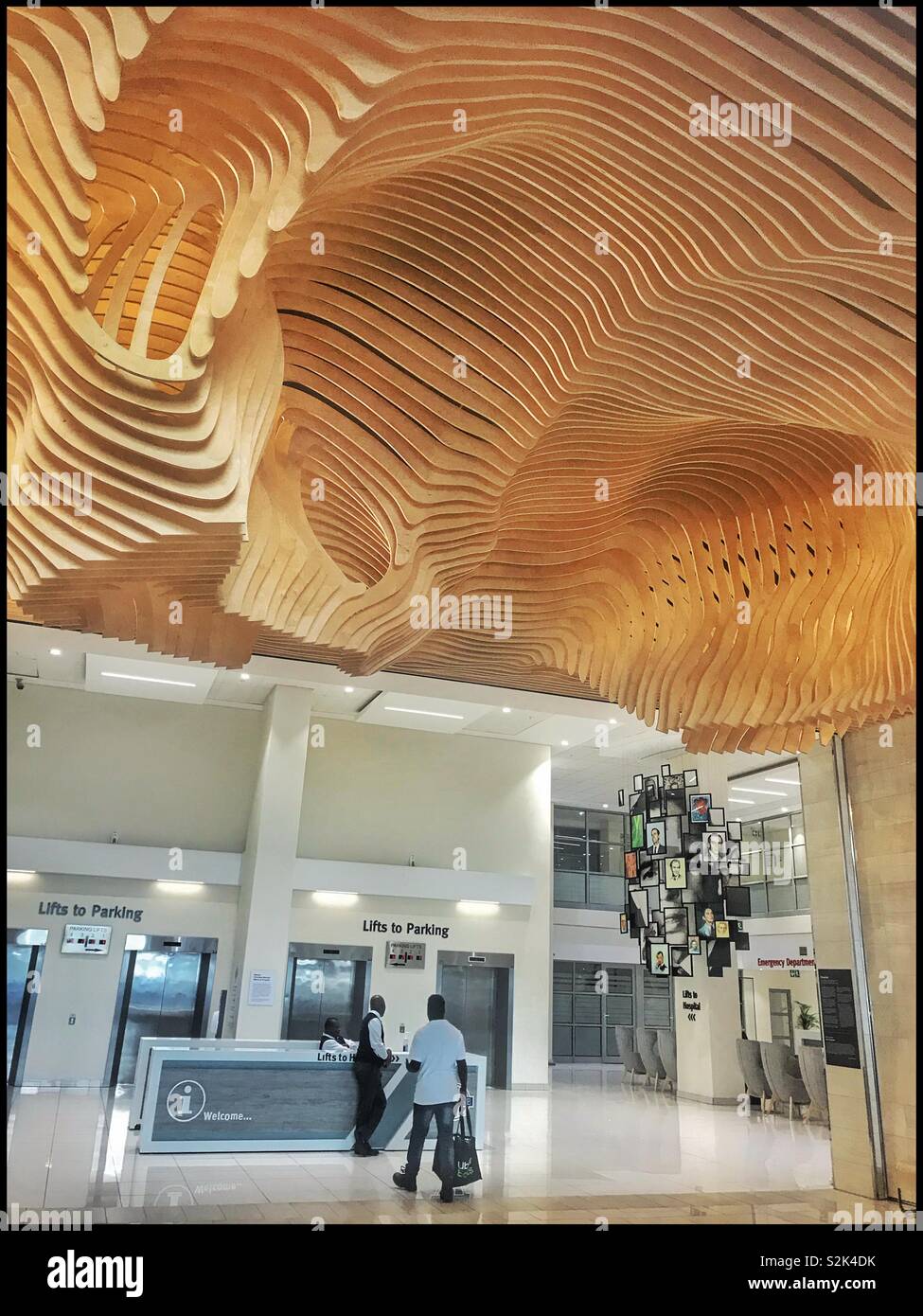 The foyer of the new Netcare Christiaan Barnard Hospital, Cape Town ...