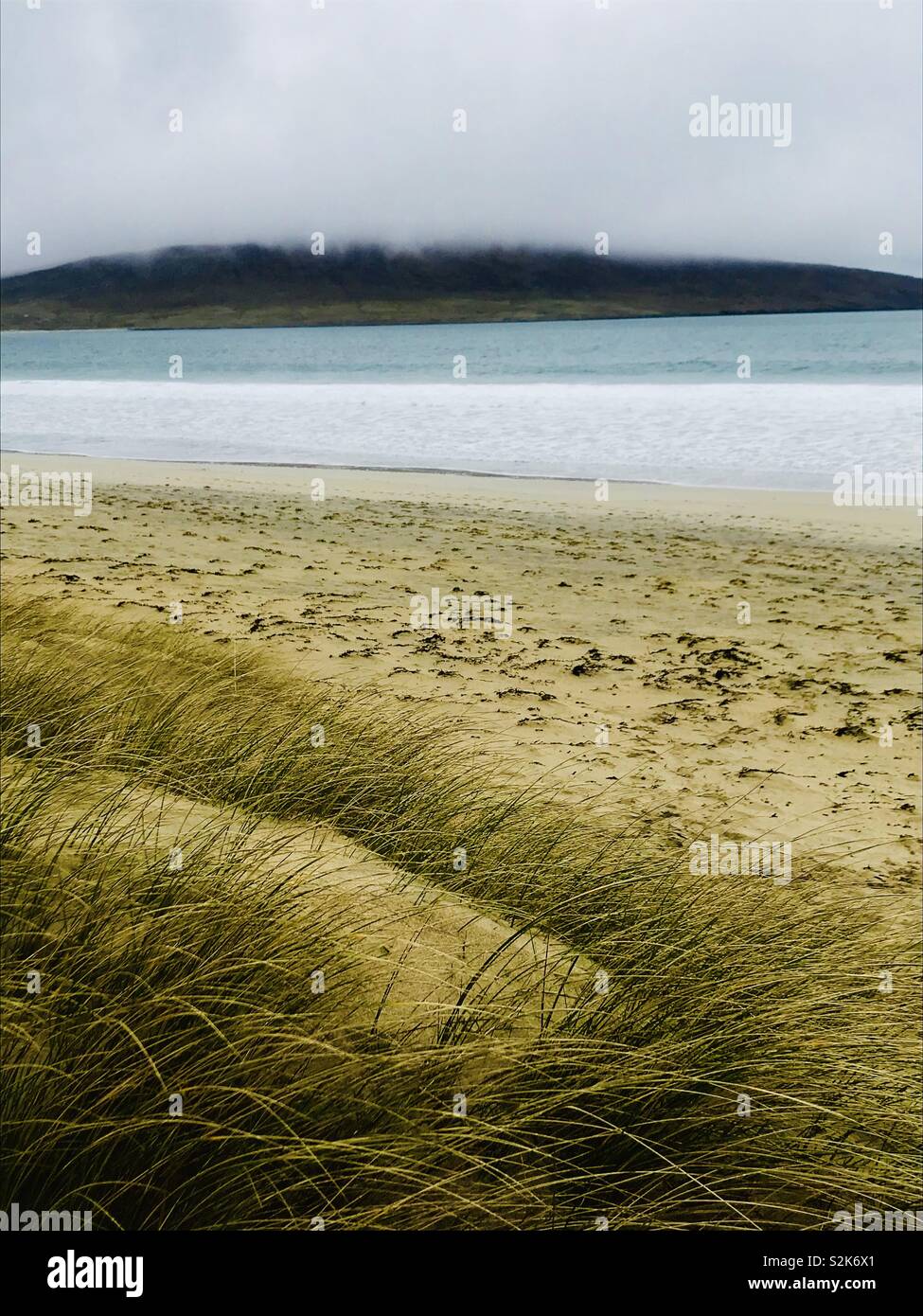 Sand beach in mist hi-res stock photography and images - Alamy