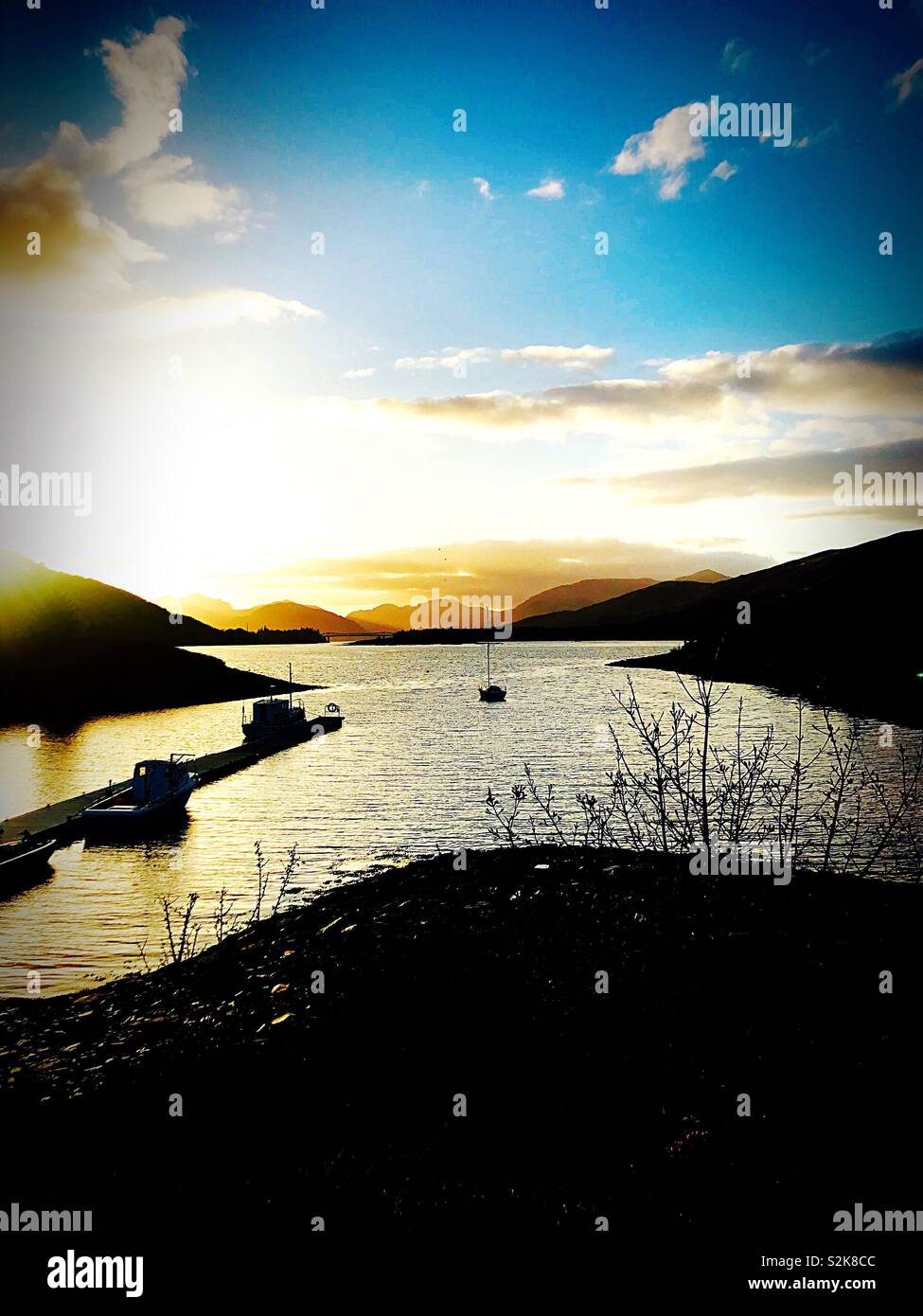 Glencoe Sunset High Resolution Stock Photography and Images - Alamy