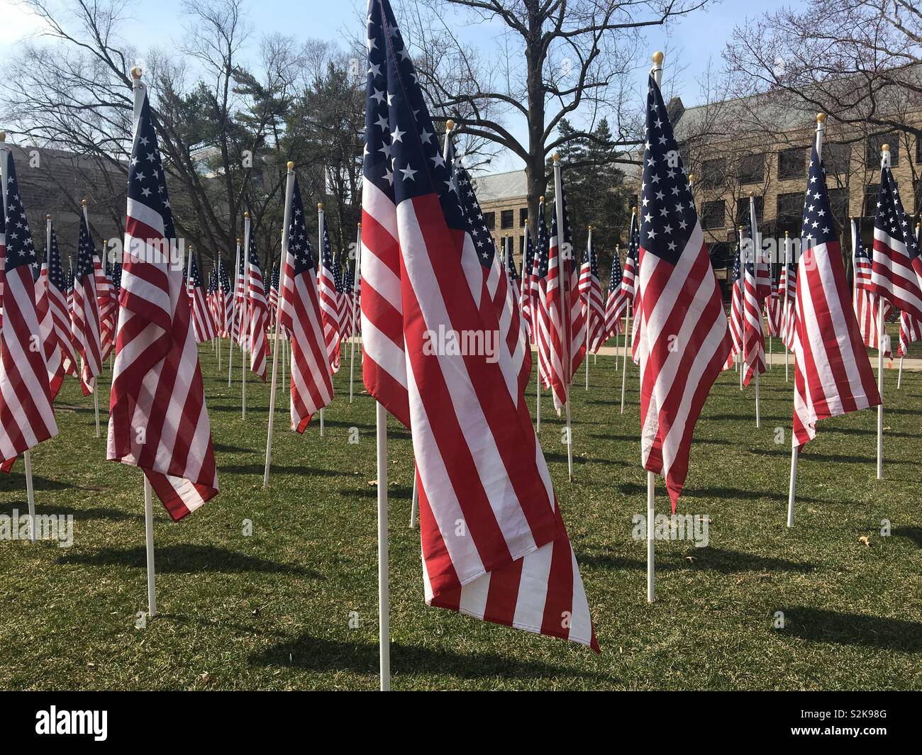 Field of flags Stock Photo - Alamy