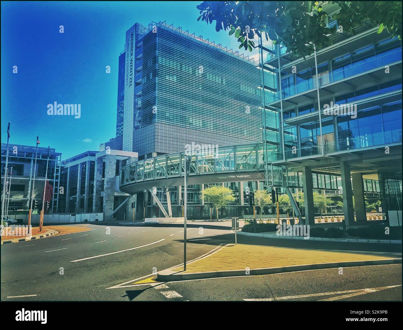 Bridge linking CTICC 1 and CTICC 2, Foreshore, Cape Town, South Africa ...