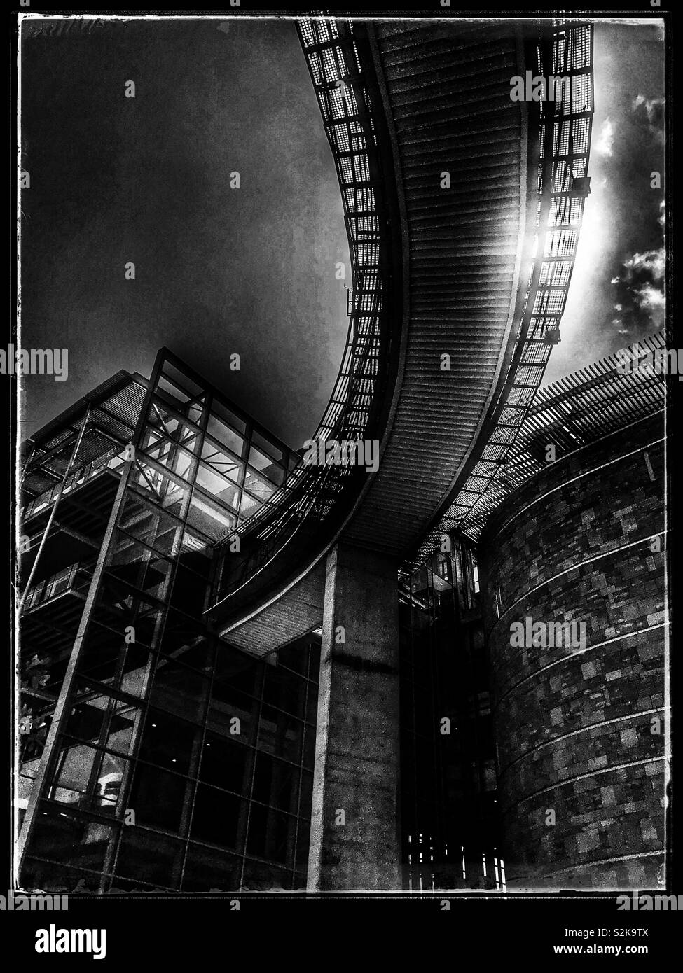 CTICC 2, Foreshore, Cape Town, South Africa.Black and white photo Stock ...