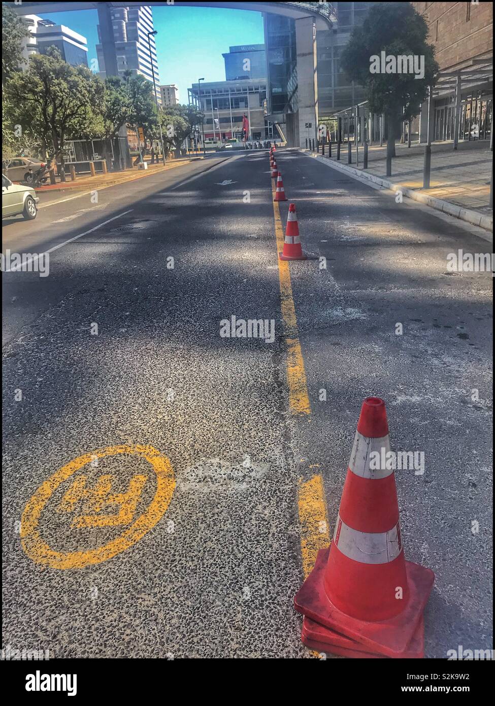Traffic cones, Cape Town, South Africa Stock Photo - Alamy