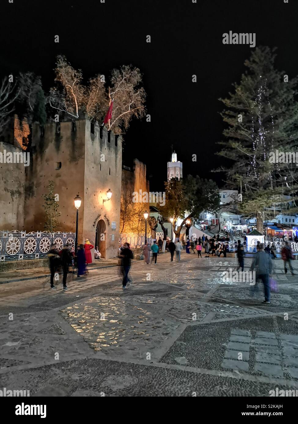 The fort in Chefchaouen‘s old city Stock Photo - Alamy