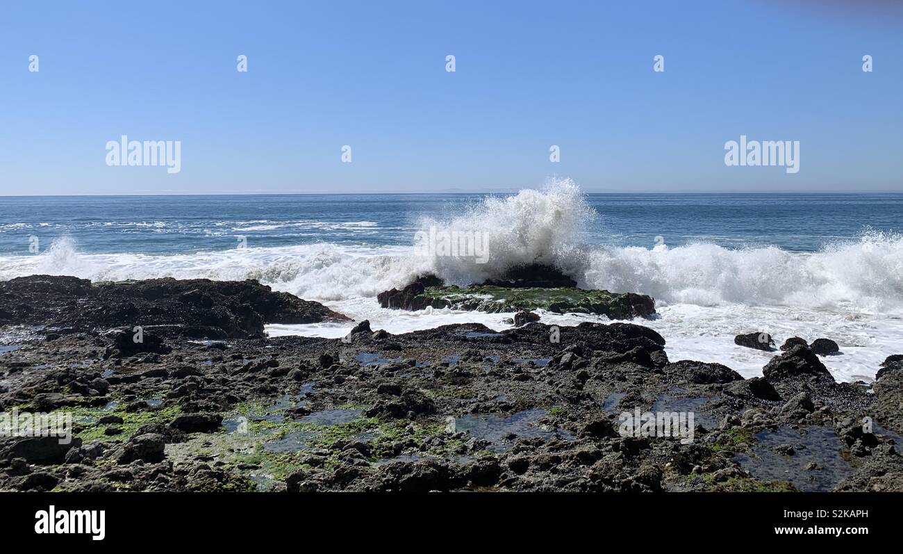 Southern California waves Stock Photo - Alamy