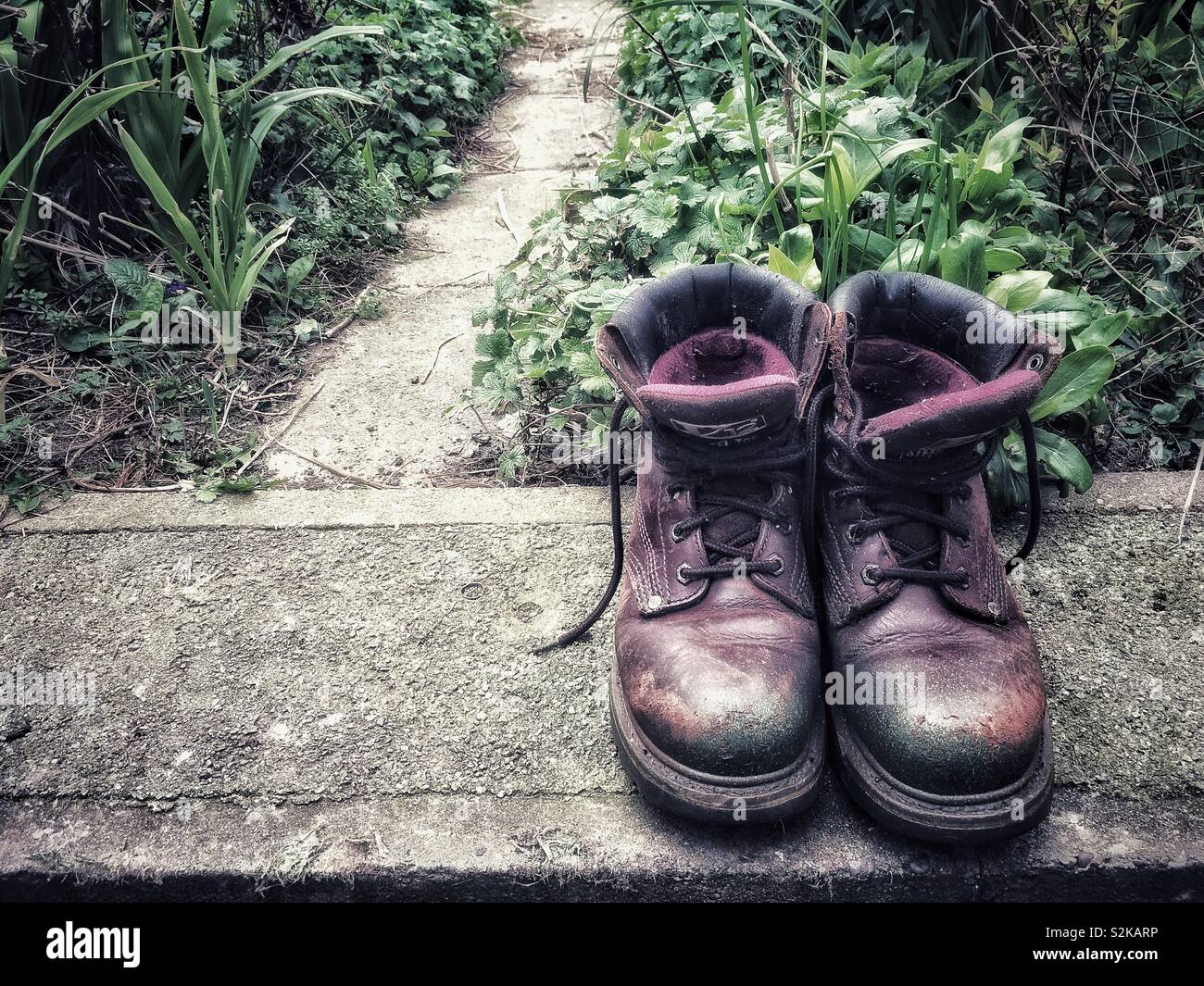 Work boots hi-res stock photography and images - Alamy