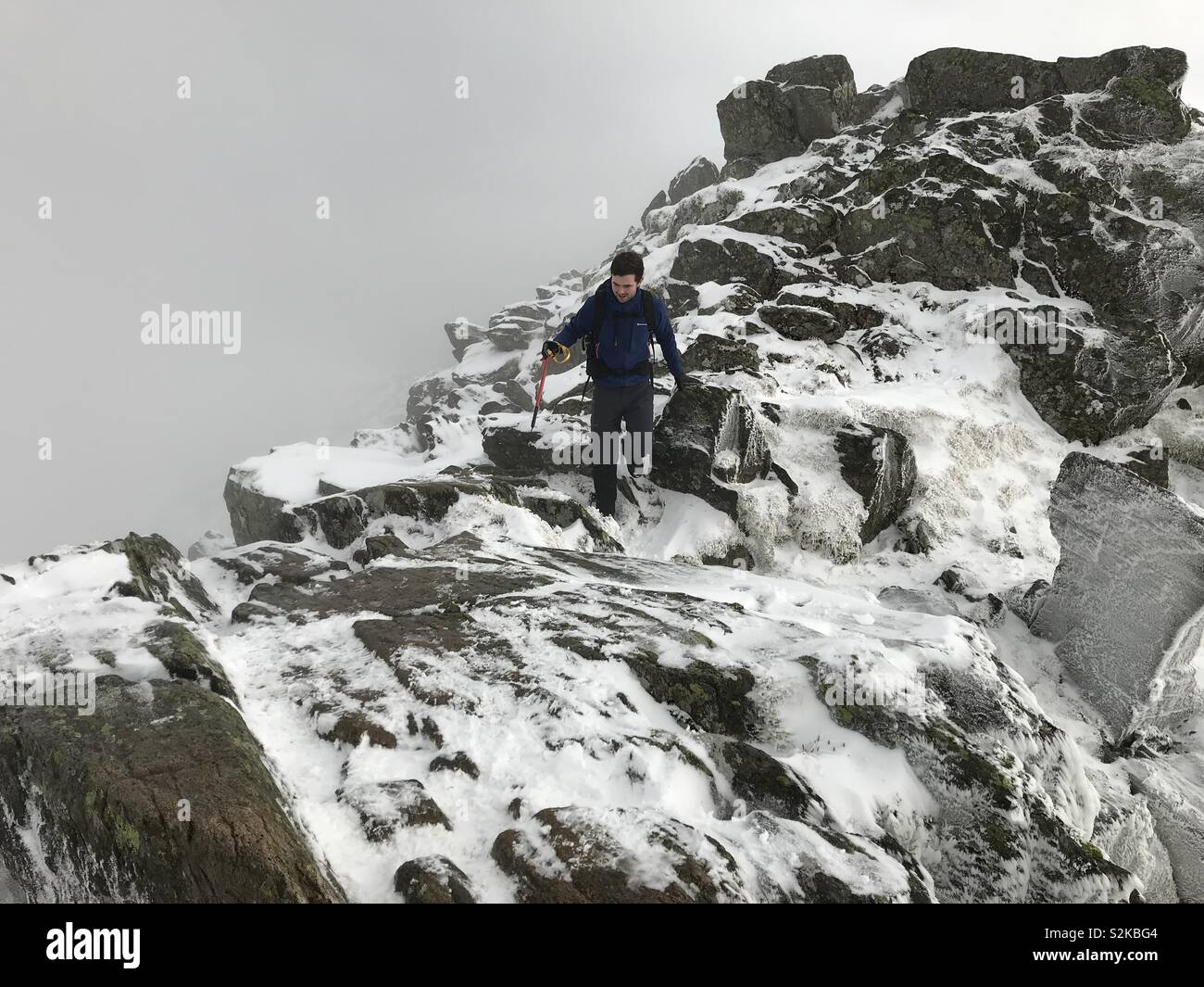 Helvellyn - Striding Edge Stock Photo - Alamy
